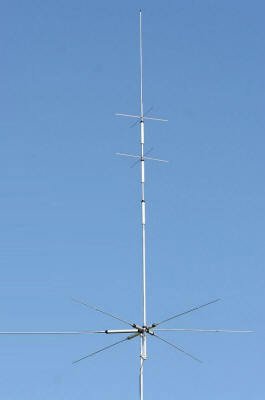 DIAMOND CP-6SR 6/10/15/20/40/80m 6 Band vertical anten